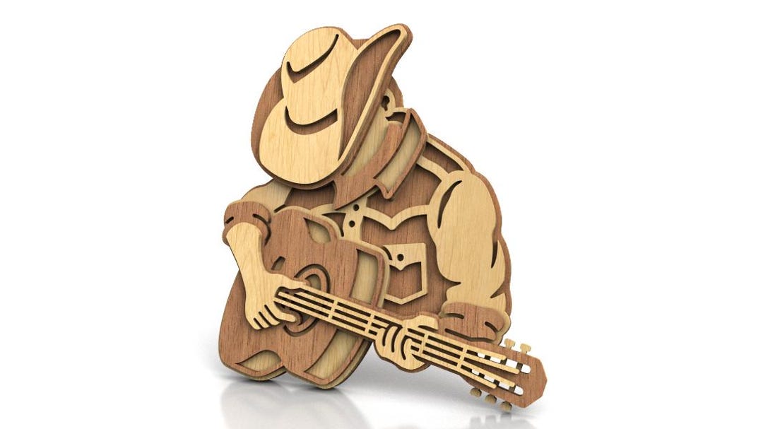 C234-country Music - Scroll Saw Pattern (pdf, Dxf, Svg, Eps) - Etsy UK