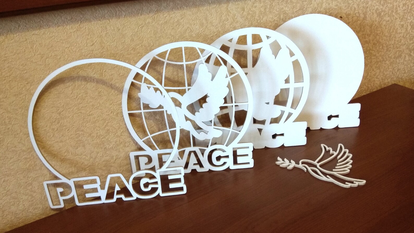 C65-peace Scroll Saw Pattern pdf Dxf Svg Eps - Etsy