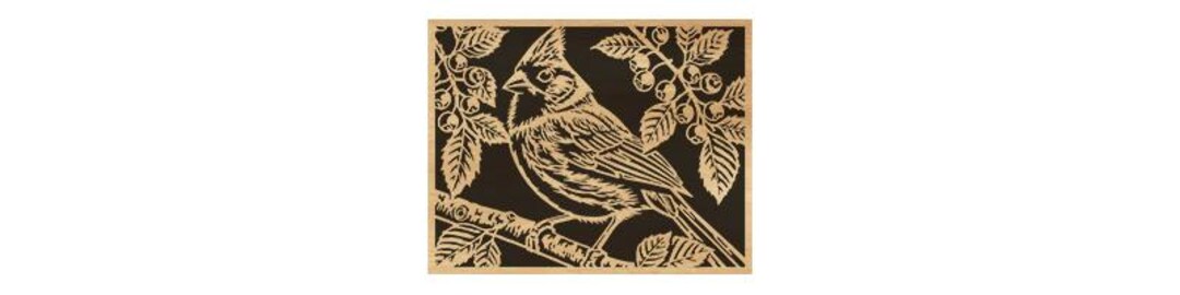 127-cardinal - Scroll Saw Pattern (pdf, Jpg, Dxf, Svg, Eps) - Etsy