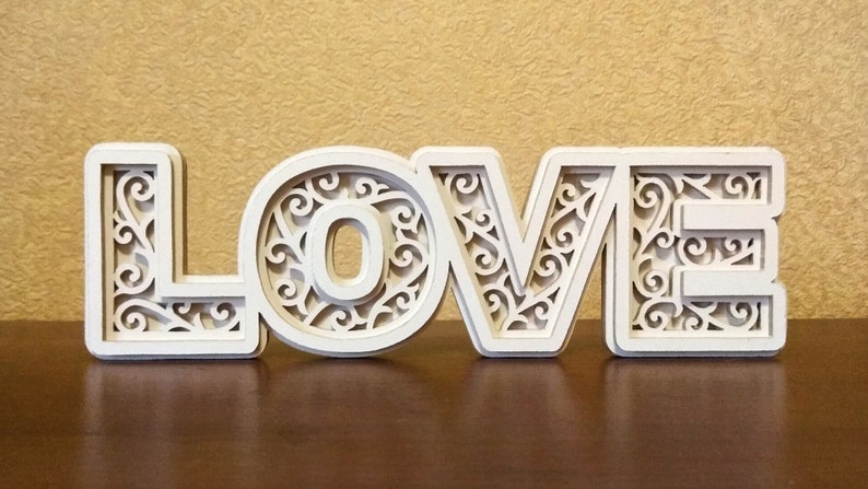 C51-love - Scroll Saw Pattern (pdf, Dxf, Svg, Eps) - Etsy Canada