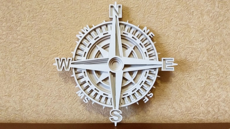 C57-compass Scroll Saw Pattern pdf Dxf Svg Eps | Etsy UK