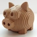C66-piggy Bank - Scroll Saw Pattern (pdf, Dxf, Svg, Eps) - Etsy