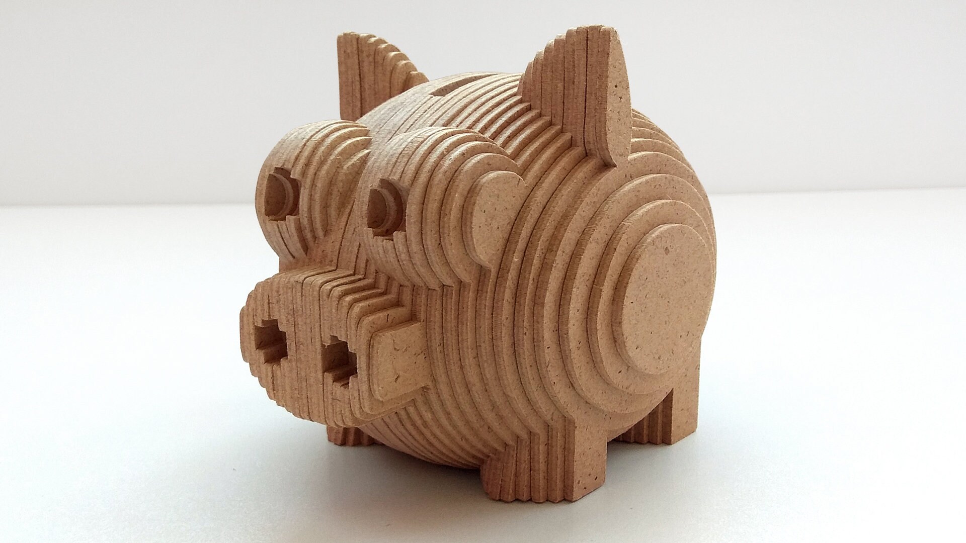 C66-piggy bank Scroll saw pattern pdf dxf svg eps | Etsy