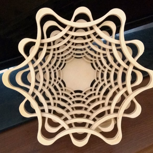 Scroll Saw Bowl Pattern - Etsy