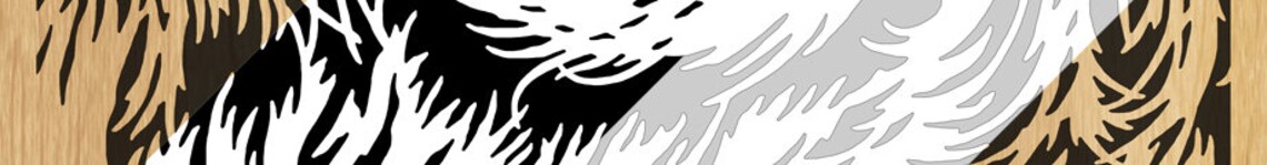 091-lion Scroll Saw Pattern pdf Jpg Dxf Svg Eps - Etsy