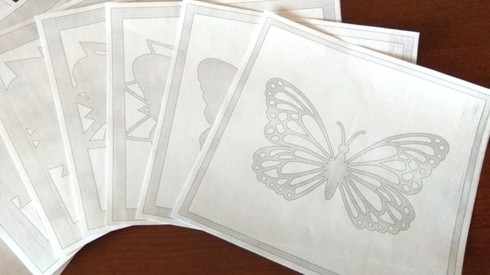 C24-butterfly Scroll Saw Pattern pdf Dxf Svg Eps - Etsy