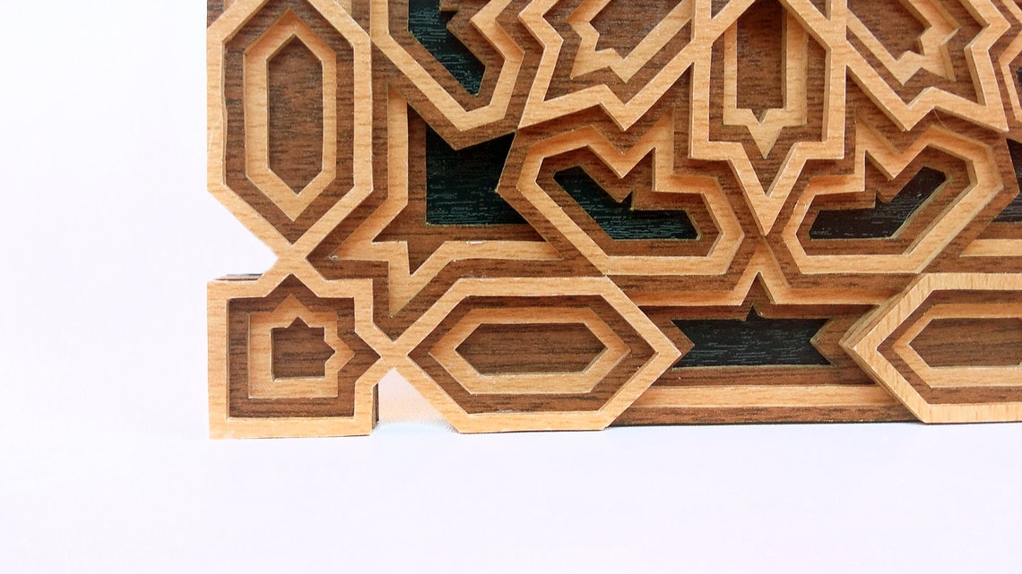 C132-ornament Scroll Saw Pattern pdf Dxf Svg Eps | Etsy