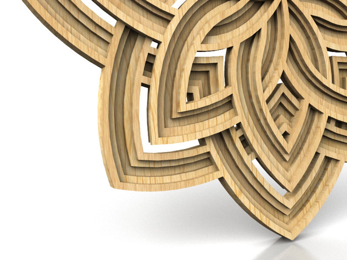 C208-ornament Scroll Saw Pattern pdf Dxf Svg Eps - Etsy