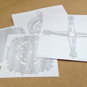 C57-compass - Scroll Saw Pattern (pdf, Dxf, Svg, Eps) - Etsy