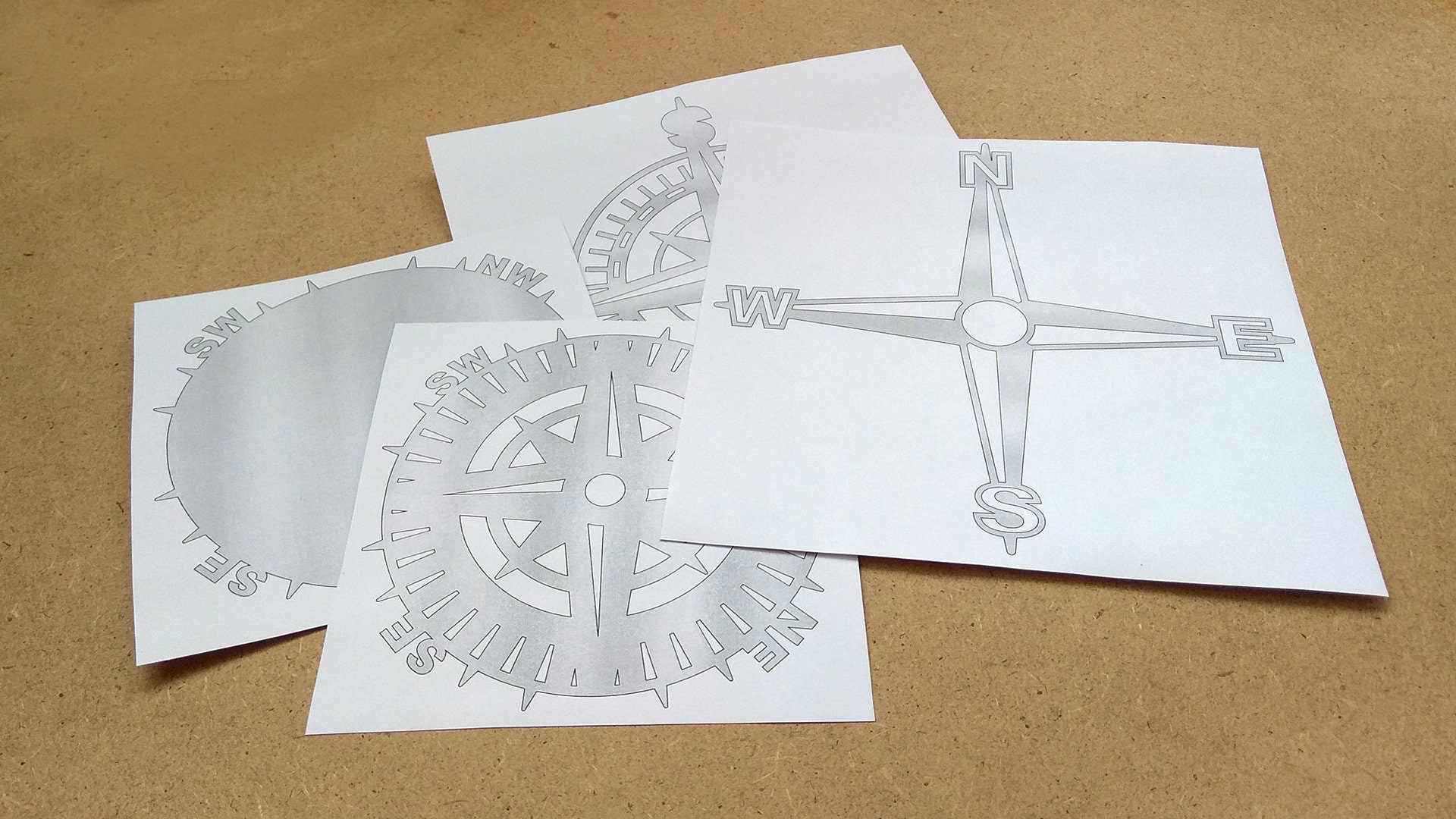 C57-compass Scroll Saw Pattern pdf Dxf Svg Eps - Etsy UK