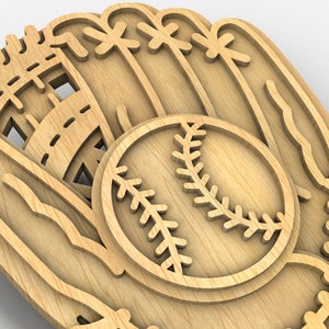 C255-baseball - Scroll Saw Pattern (pdf, Dxf, Svg, Eps) - Etsy