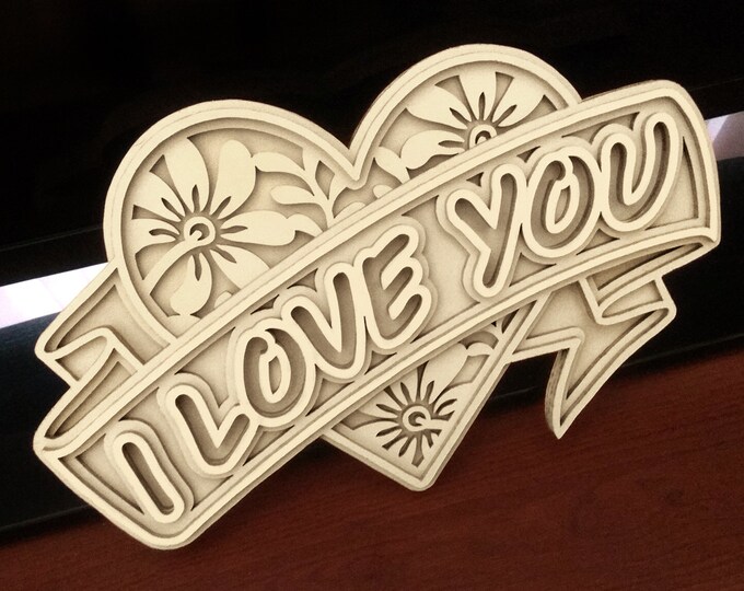 Love and Heart Scroll Saw Pattern - Etsy Canada