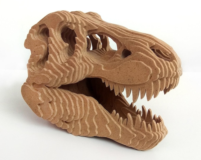 C58-dino Skull - Scroll Saw Pattern (pdf, Dxf, Svg, Eps) - Etsy