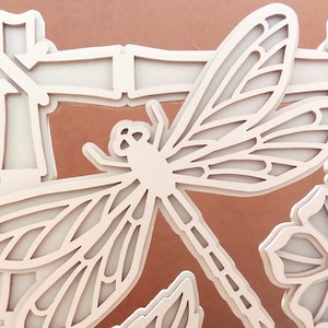 C114-dragonfly - Scroll Saw Pattern (pdf, Dxf, Svg, Eps) - Etsy