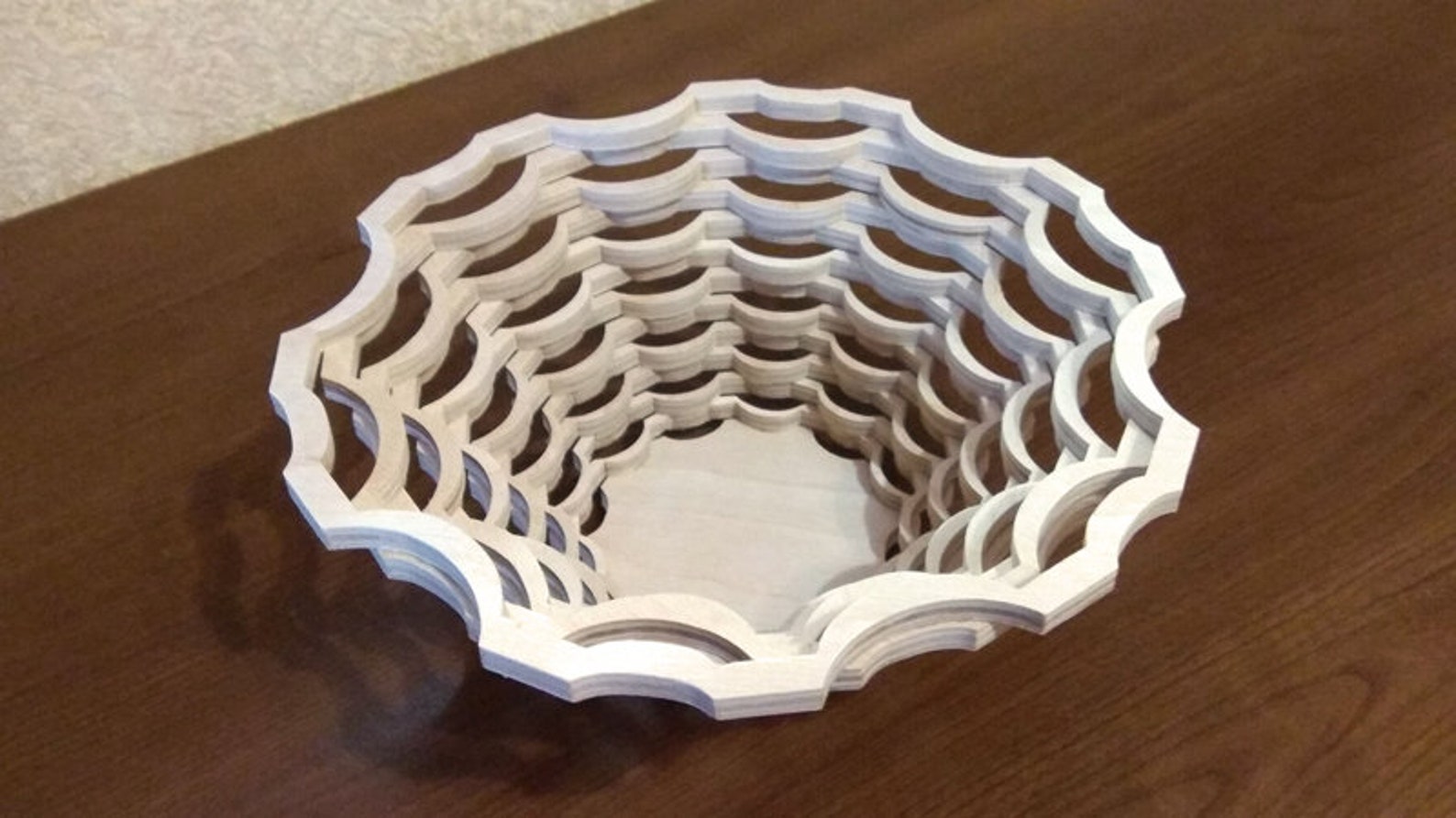 C09-bowl - Scroll Saw Pattern (pdf, Jpg, Dxf, Svg, Eps) - Etsy