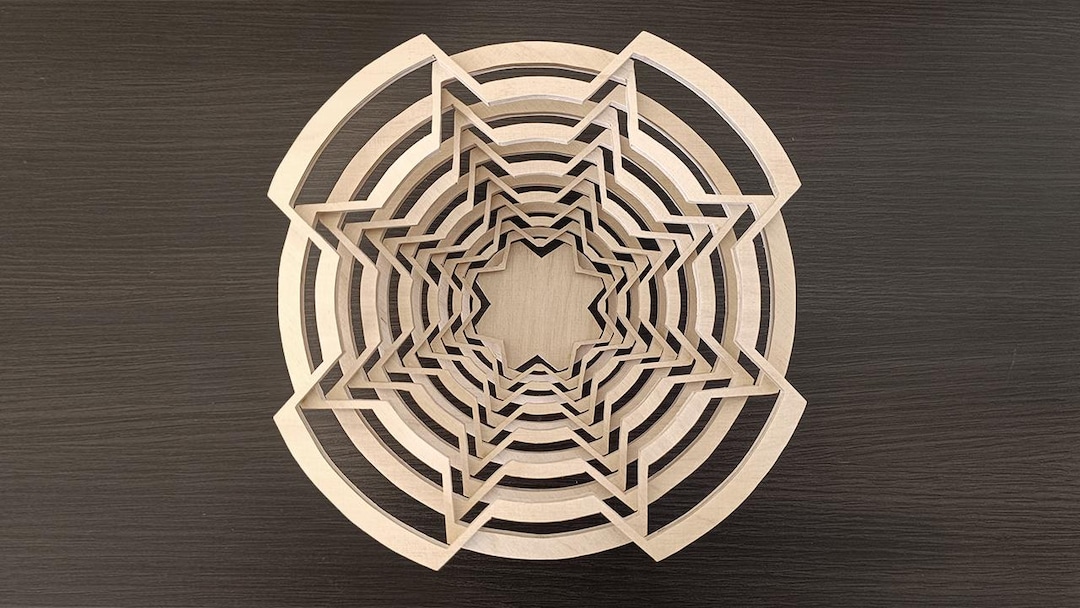 C275-bowl - Scroll Saw Pattern (pdf, Jpg, Dxf, Svg, Eps) - Etsy