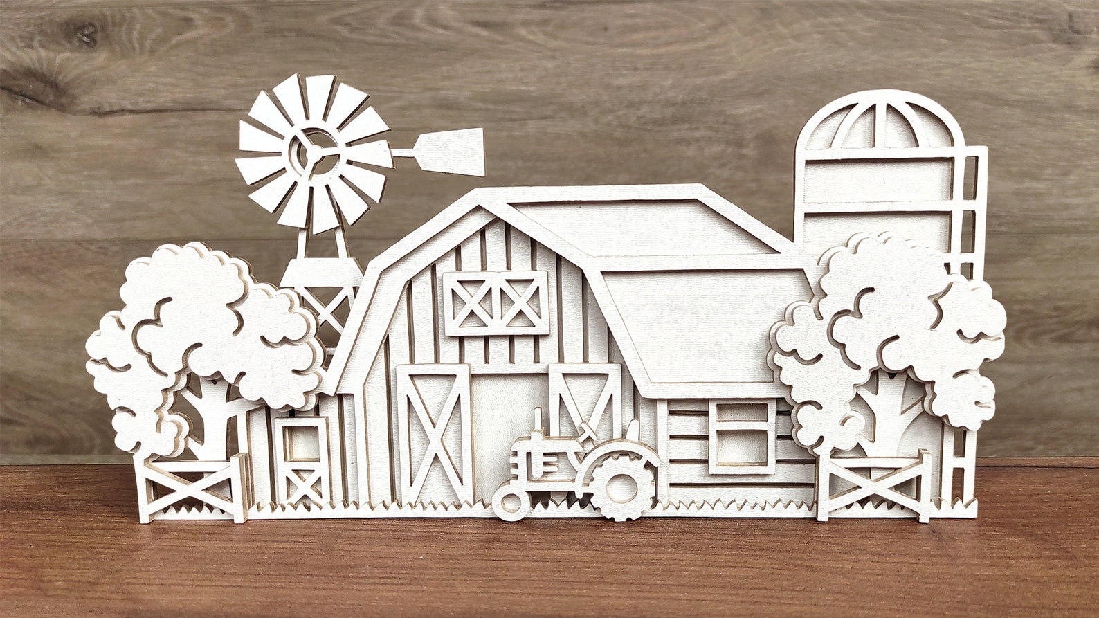 C203-farm Scroll Saw Pattern pdf Dxf Svg Eps - Etsy