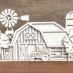C203-farm - Scroll Saw Pattern (pdf, Dxf, Svg, Eps) - Etsy Canada