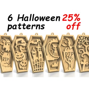 C211-halloween Set - Scroll Saw Pattern (pdf, Dxf, Svg, Eps) - Etsy