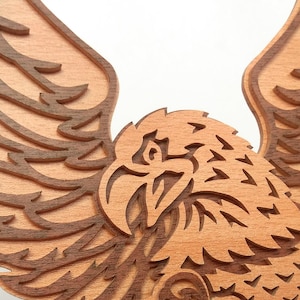 C121-eagle - Scroll Saw Pattern (pdf, Dxf, Svg, Eps) - Etsy
