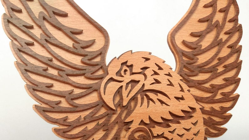 C121-eagle Scroll Saw Pattern pdf Dxf Svg Eps - Etsy