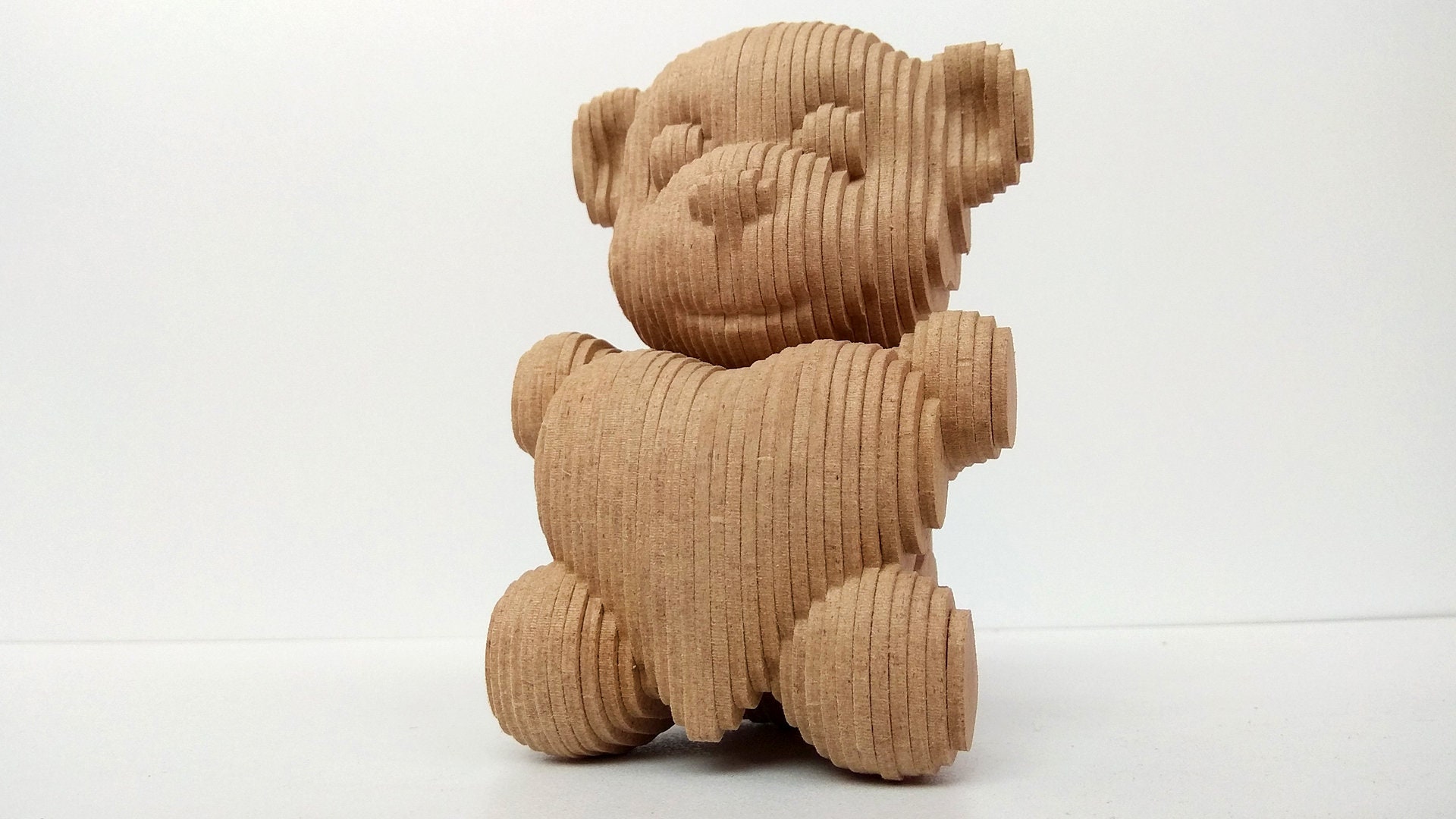 C60-teddy Bear Scroll Saw Pattern pdf Dxf Svg Eps - Etsy