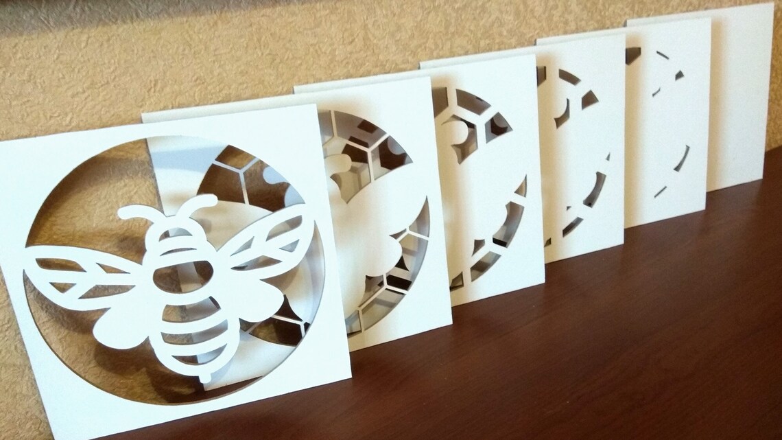 C20-bee Scroll Saw Pattern pdf Dxf Svg Eps - Etsy