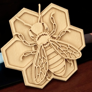 C160-bee - Scroll Saw Pattern (pdf, Dxf, Svg, Eps) - Etsy UK