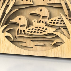 C244-loons - Scroll Saw Pattern (pdf, Dxf, Svg, Eps) - Etsy