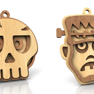 C241-halloween Set - Scroll Saw Pattern (pdf, Dxf, Svg, Eps) - Etsy