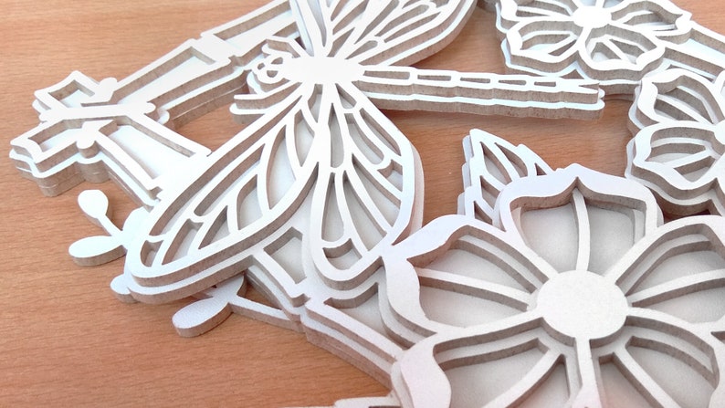 C114-dragonfly Scroll Saw Pattern pdf Dxf Svg Eps | Etsy