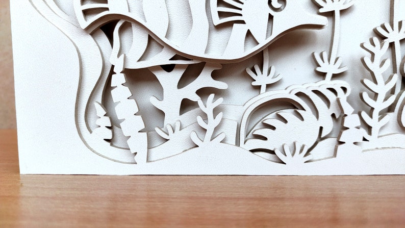 C174-sea Life - Scroll Saw Pattern (pdf, Dxf, Svg, Eps) - Etsy