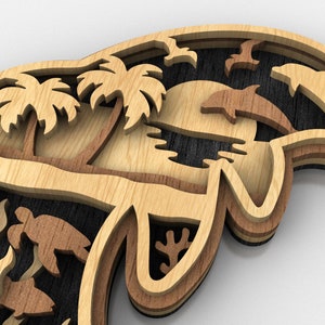 C233-dolphin - Scroll Saw Pattern (pdf, Dxf, Svg, Eps) - Etsy