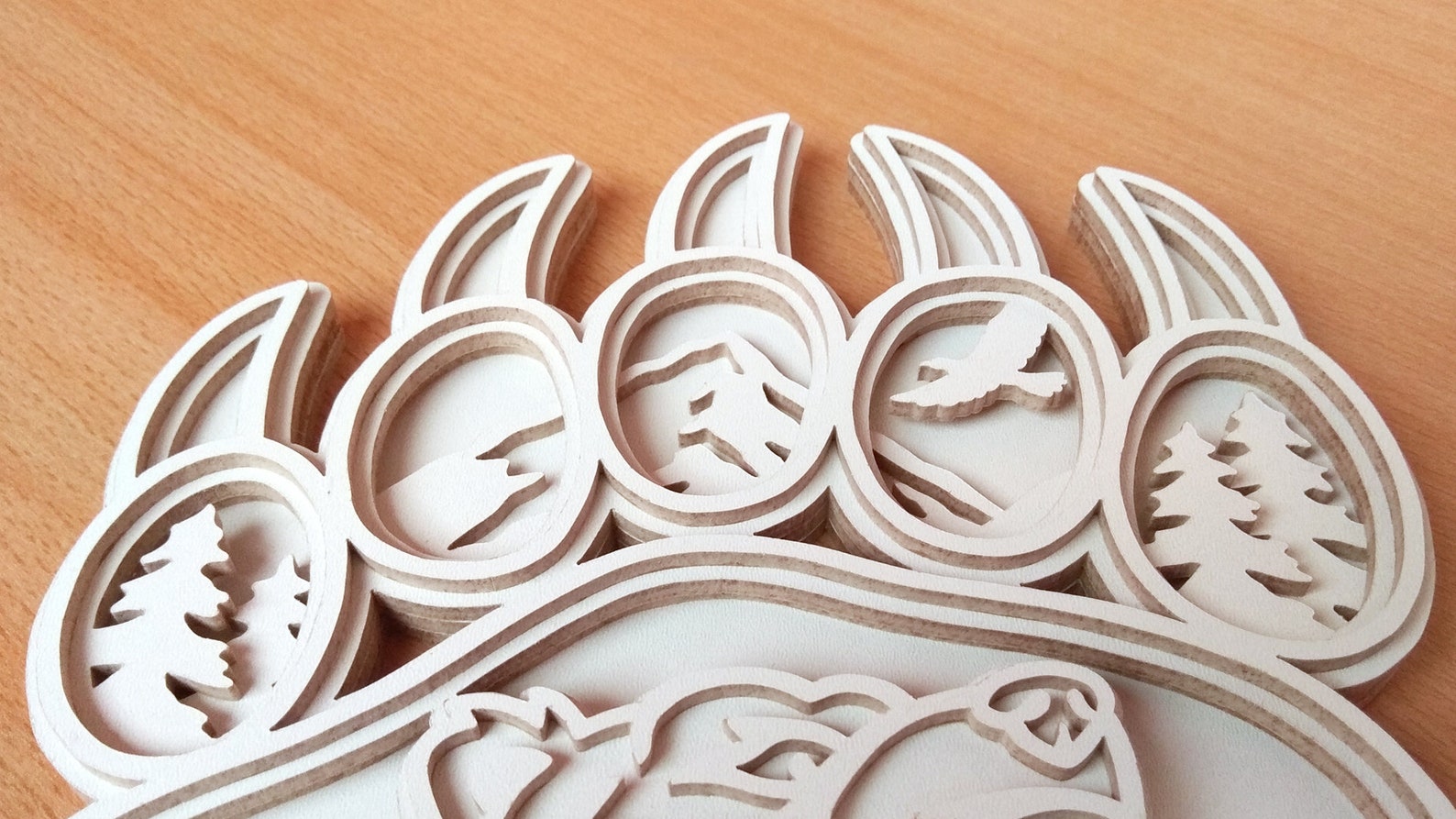 C142-bear Scroll Saw Pattern pdf Dxf Svg Eps | Etsy