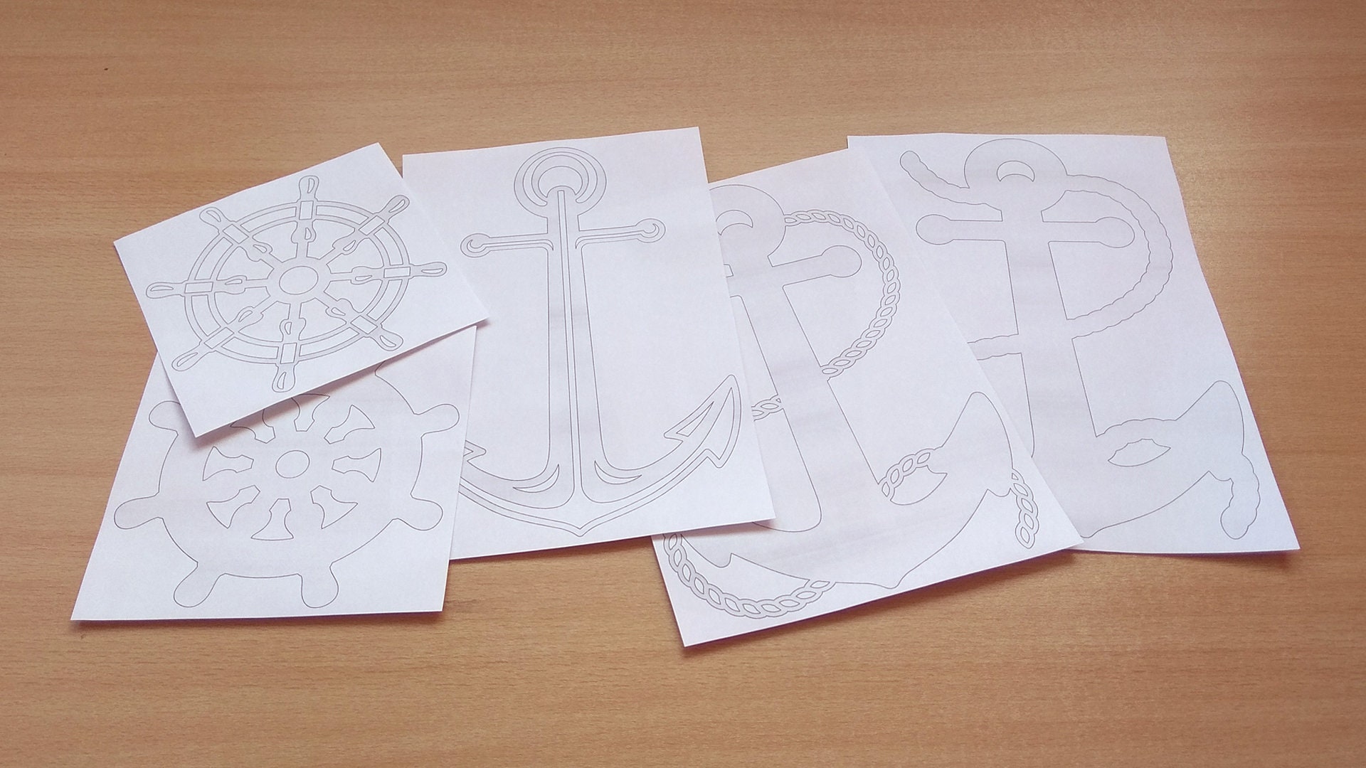 C126-anchor Scroll Saw Pattern pdf Dxf Svg Eps - Etsy Singapore