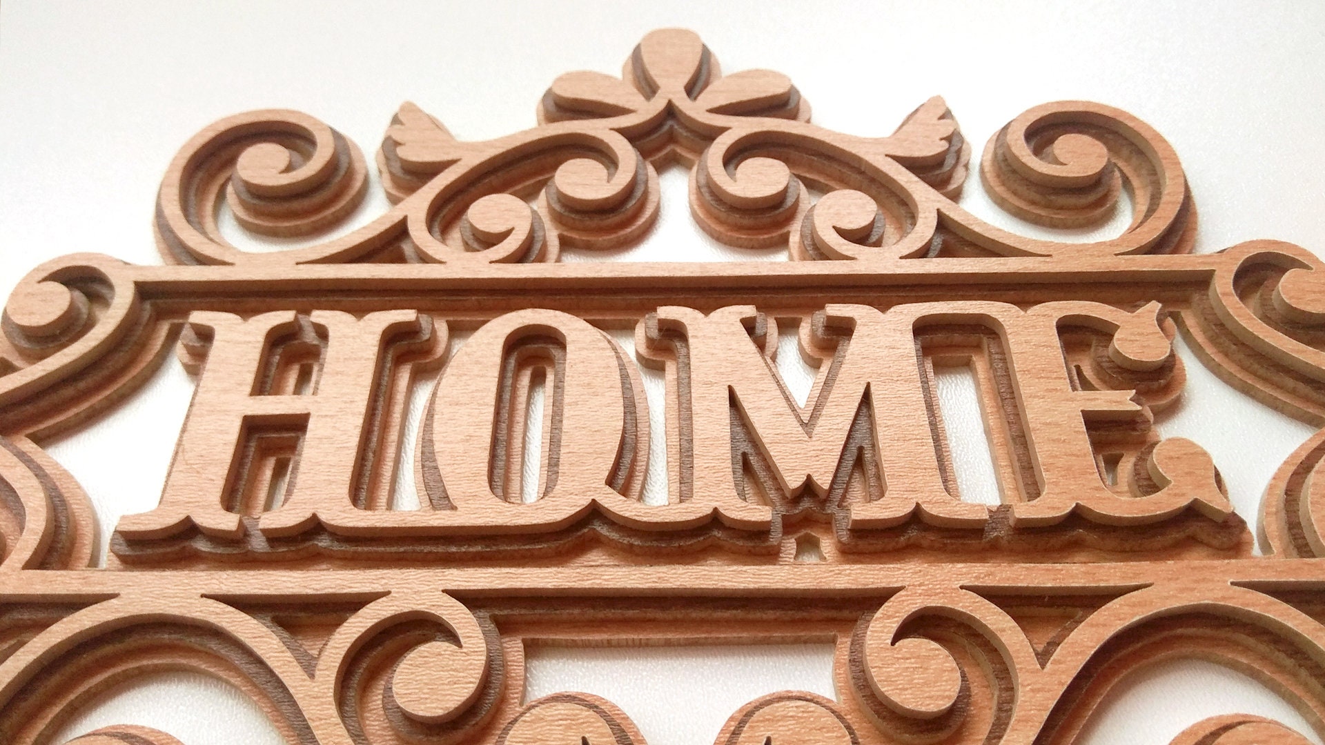 C145-home Scroll Saw Pattern pdf Dxf Svg Eps | Etsy Canada