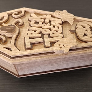 C262-halloween Box - Scroll Saw Pattern (pdf, Dxf, Svg, Eps) - Etsy