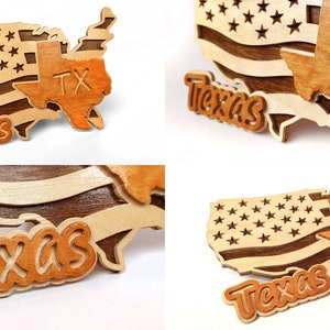 US States Set - Scroll Saw Pattern (pdf, Dxf, Svg, Eps) - Etsy