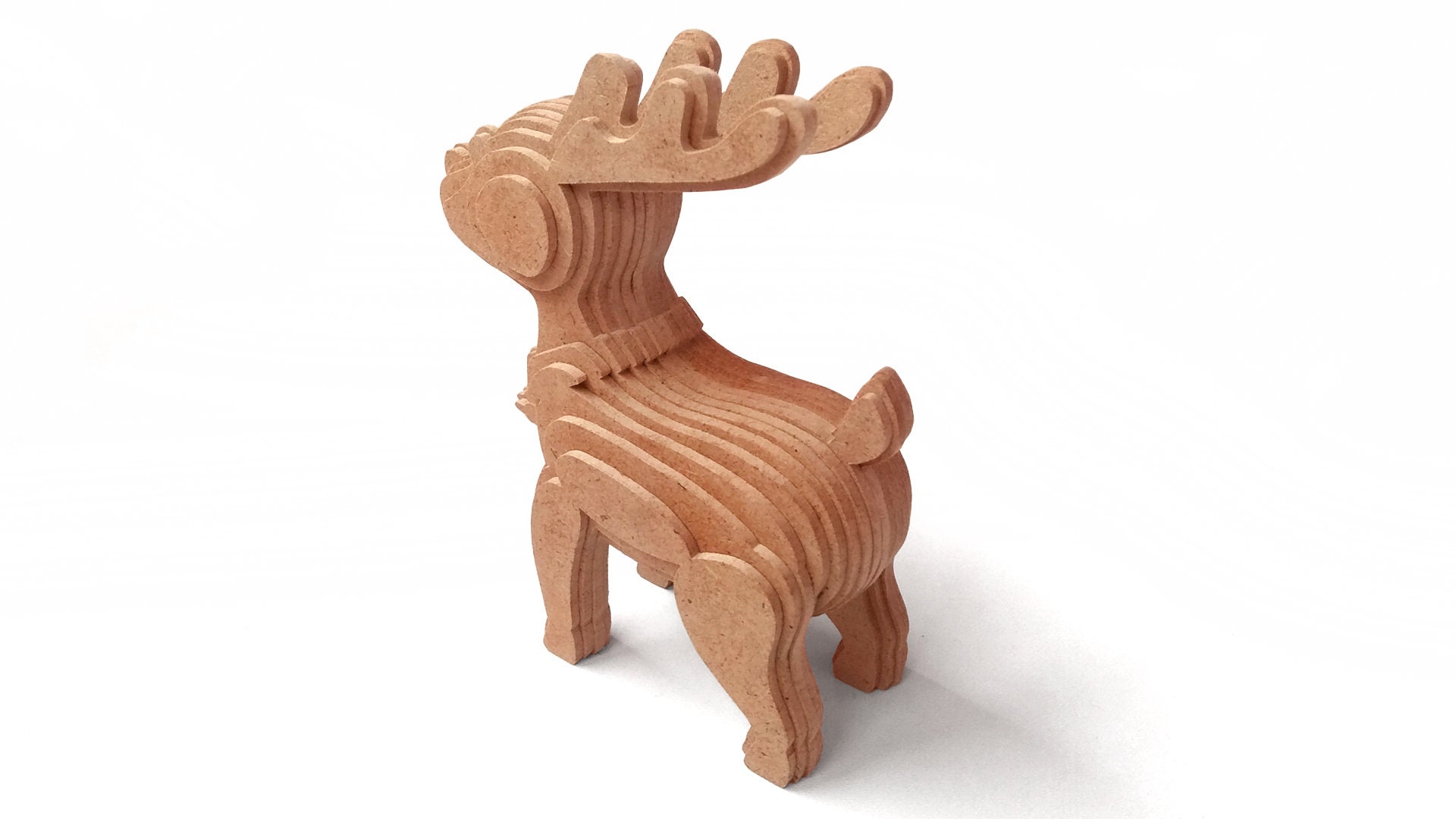 C139-christmas Deer Scroll Saw Pattern pdf Dxf Svg Eps - Etsy UK