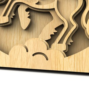 C222-unicorn - Scroll Saw Pattern (pdf, Dxf, Svg, Eps) - Etsy