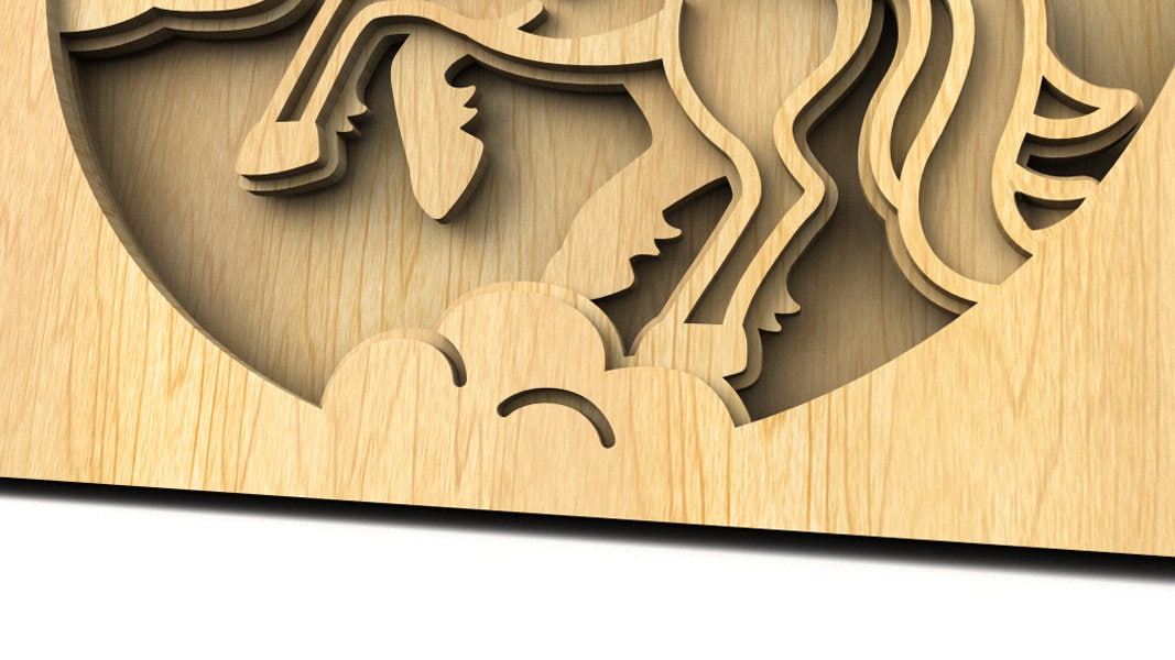 C222-unicorn Scroll Saw Pattern pdf Dxf Svg Eps - Etsy UK