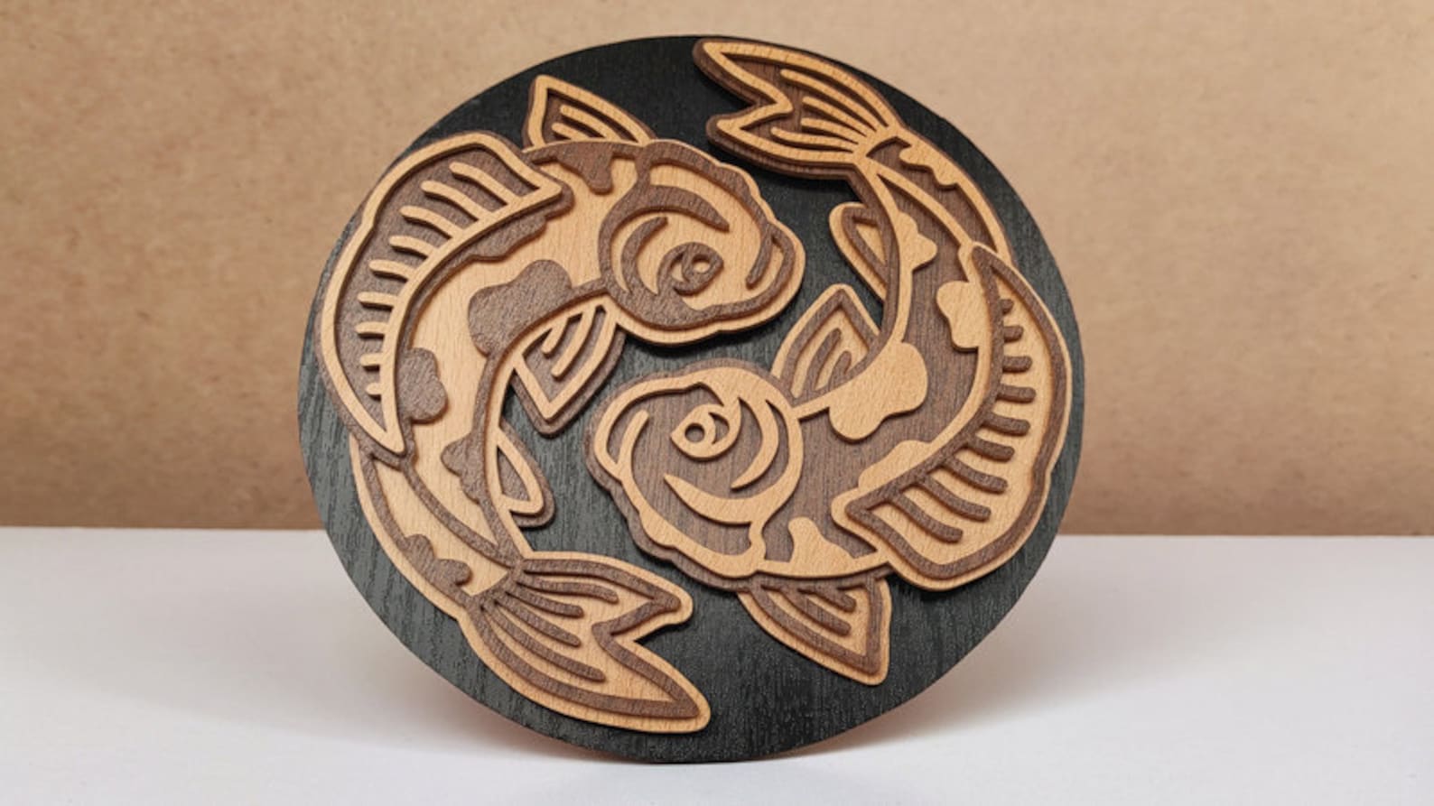 C156-koi Fish Scroll Saw Pattern pdf Dxf Svg Eps - Etsy