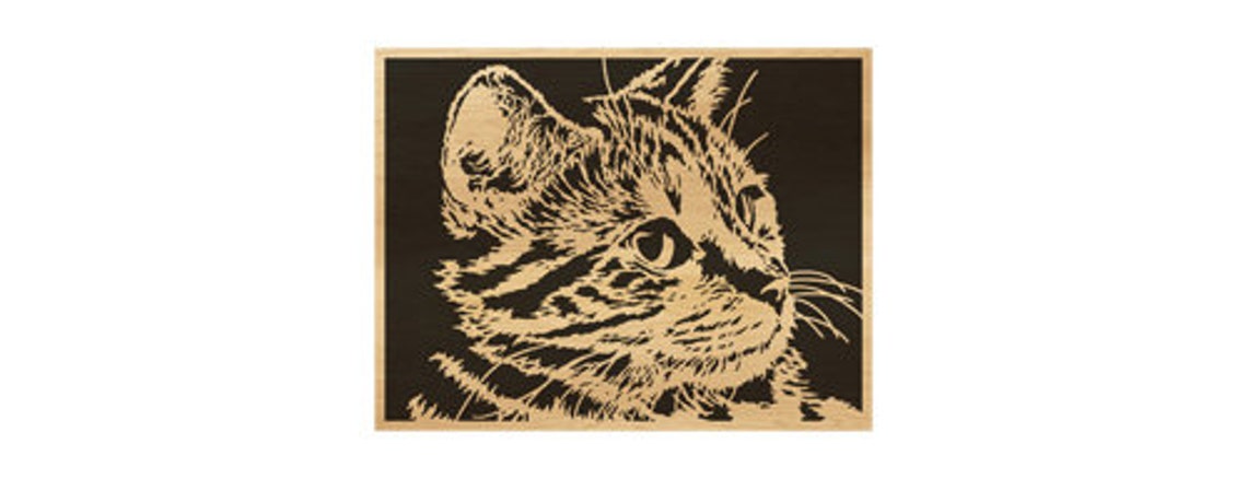 043-cat Scroll Saw Pattern pdf Jpg Dxf Svg Eps - Etsy Canada