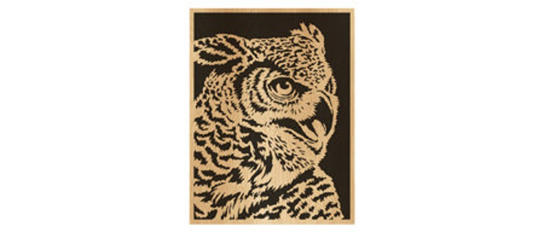 110-owl Scroll Saw Pattern pdf, Jpg, Dxf, Svg, Eps - Etsy