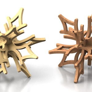 C265-snowflake Set- Scroll Saw Pattern (pdf, Dxf, Svg, Eps) - Etsy