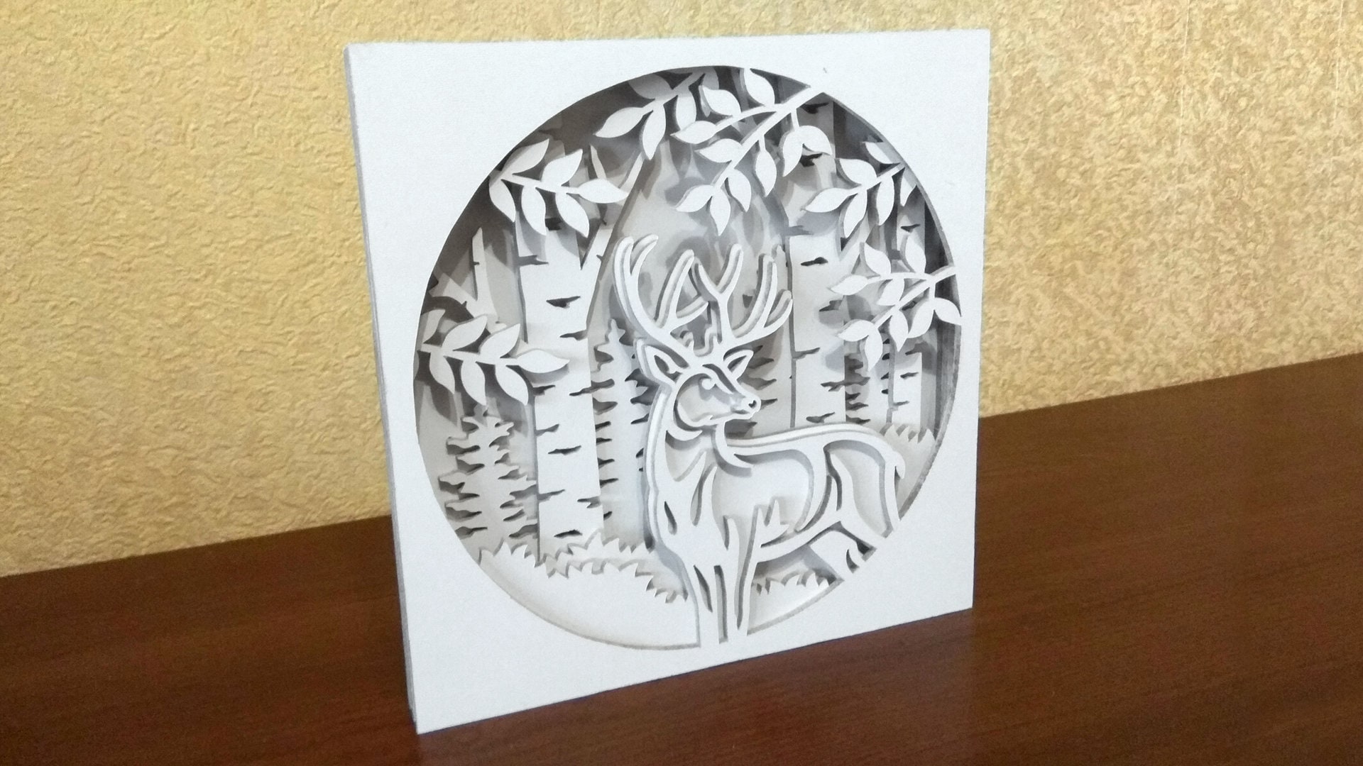 C71-deer Scroll Saw Pattern pdf Dxf Svg Eps | Etsy