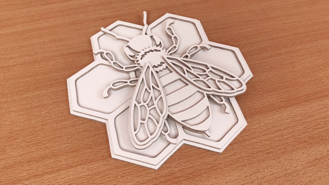 C160-bee Scroll Saw Pattern pdf Dxf Svg Eps | Etsy Canada