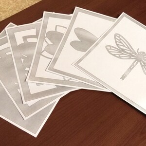 C46-dragonfly - Scroll Saw Pattern (pdf, Dxf, Svg, Eps) - Etsy