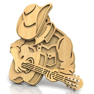 C234-country Music Scroll Saw Pattern pdf, Dxf, Svg, Eps - Etsy