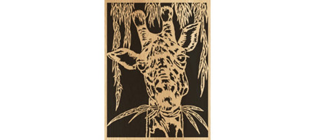 003-giraffe Scroll Saw Pattern pdf, Jpg, Dxf, Svg, Eps - Etsy
